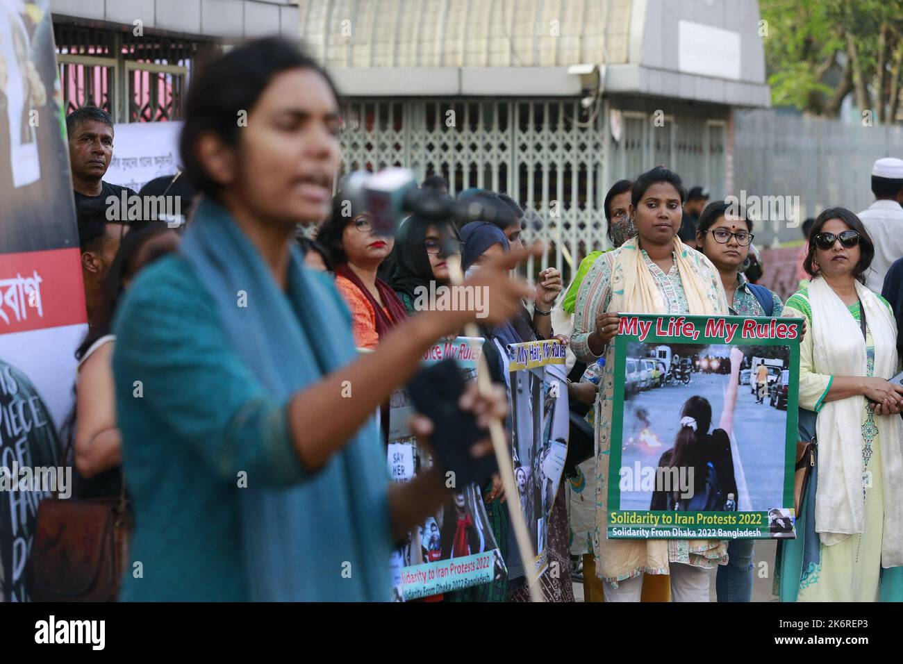 Soziale Aktivisten aus Bangladesch nehmen an einer ...