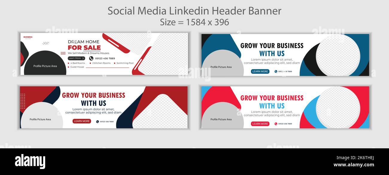 Linkedin titelbild Stock-Vektorgrafiken kaufen - Alamy