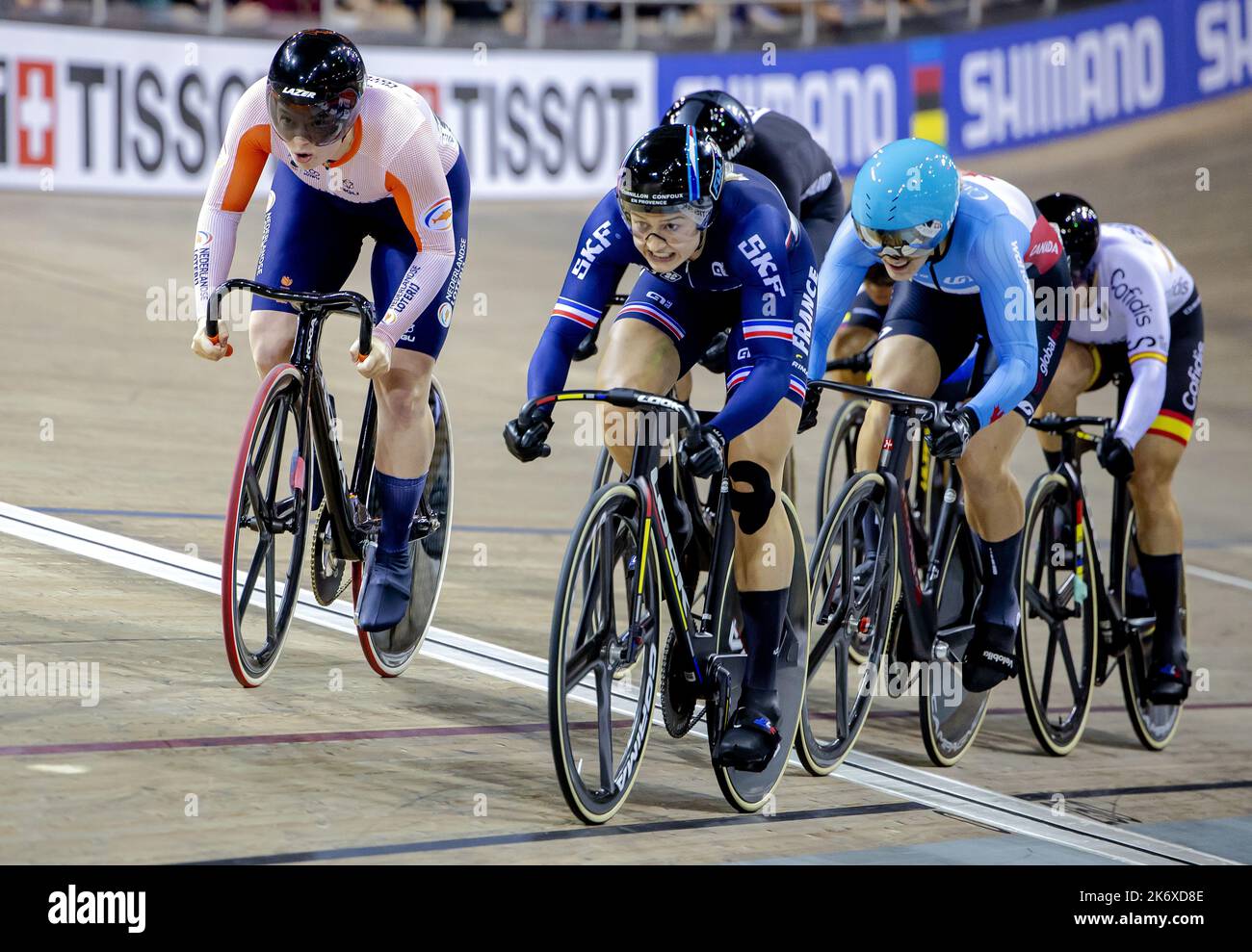 SAINT-QUENTIN-EN-YVELINES - Steffie van der Peet in Aktion beim Deirin ...