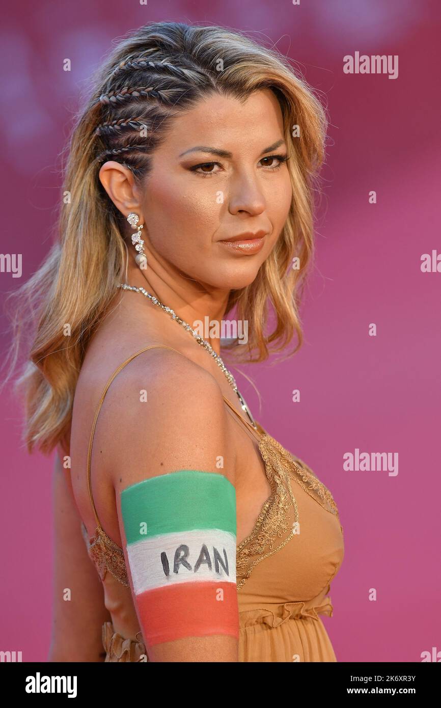 Die italienische Schauspielerin Claudia Conte beim Rome Film Fest 2022 ...