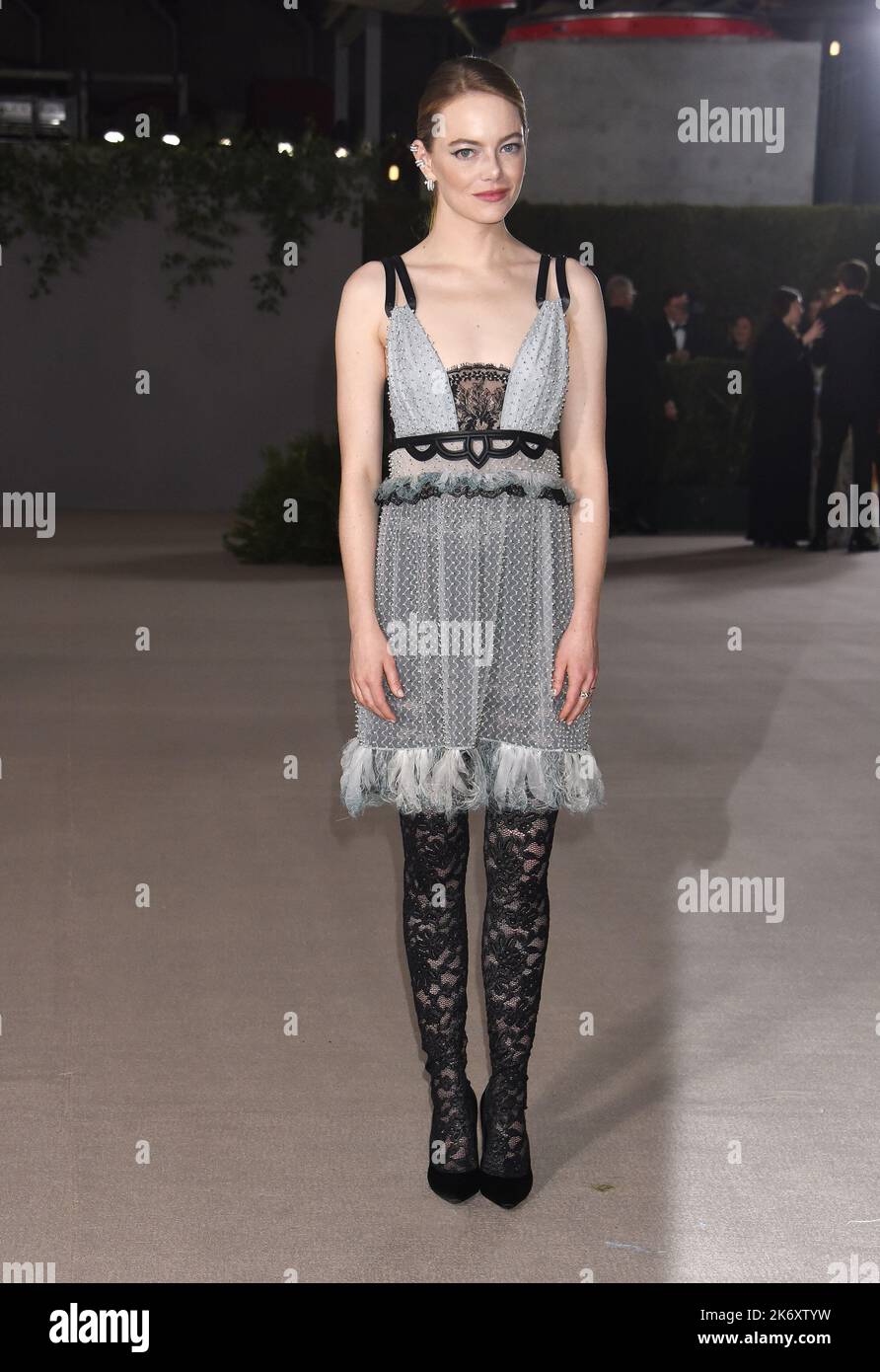 Emma Stone bei der zweiten jährlichen Academy Museum Gala am 15 ...
