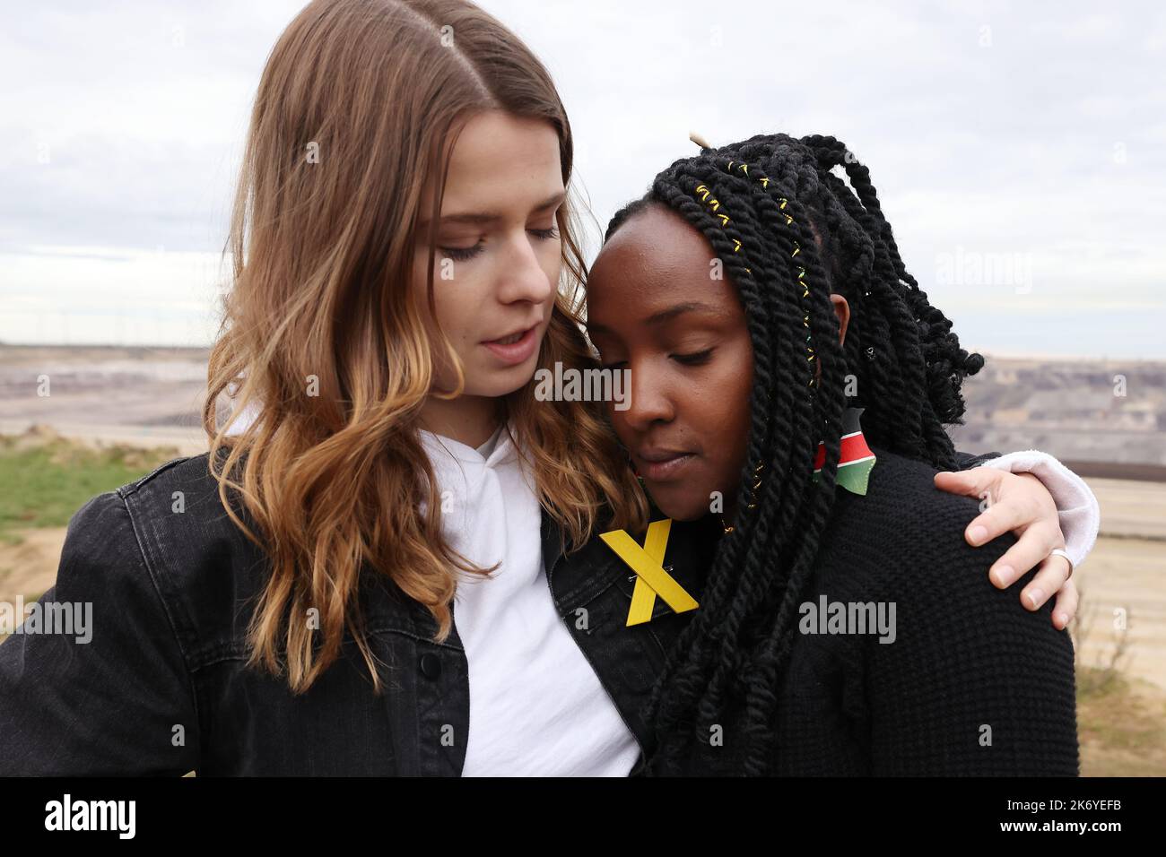 Erkelenz, Deutschland. 16. Oktober 2022. Die Klimaaktivistin Luisa ...