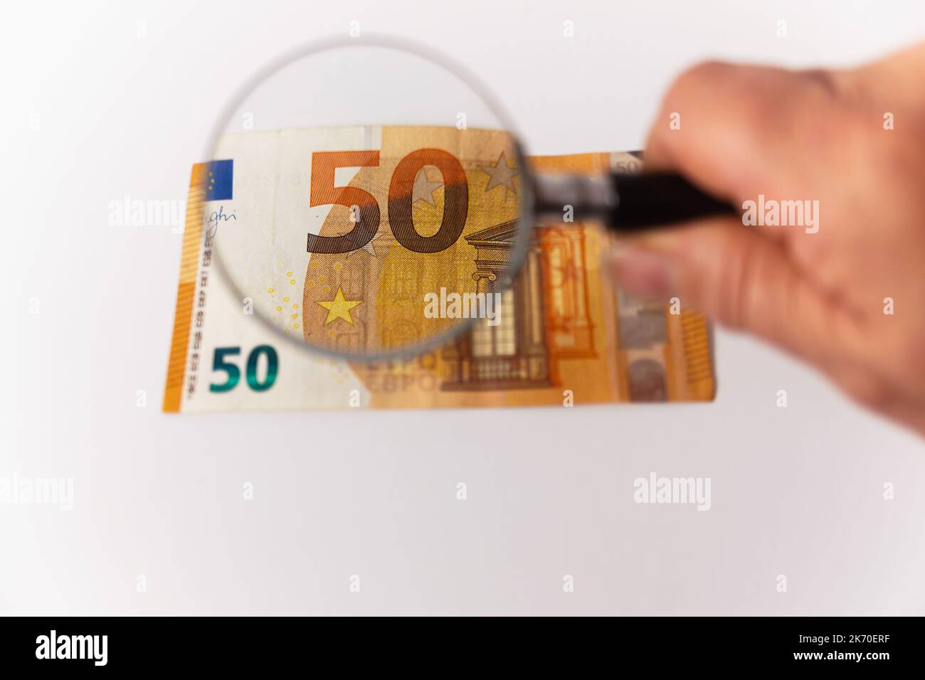 Fifty euro banknote -Fotos und -Bildmaterial in hoher Auflösung – Alamy