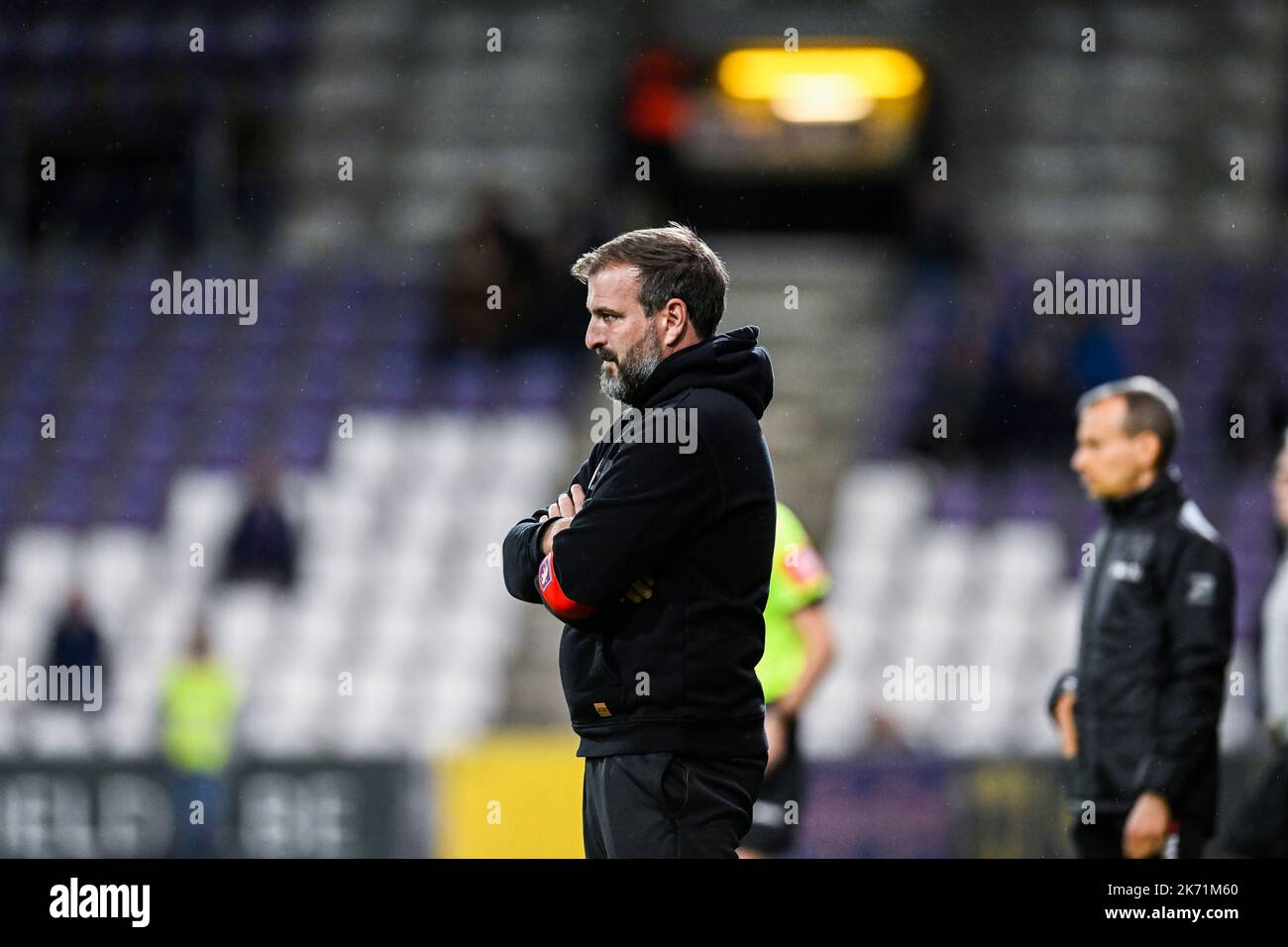 Beerschots Cheftrainer Andreas Wieland während eines Fußballspiels zwischen Beerschot AC und ...