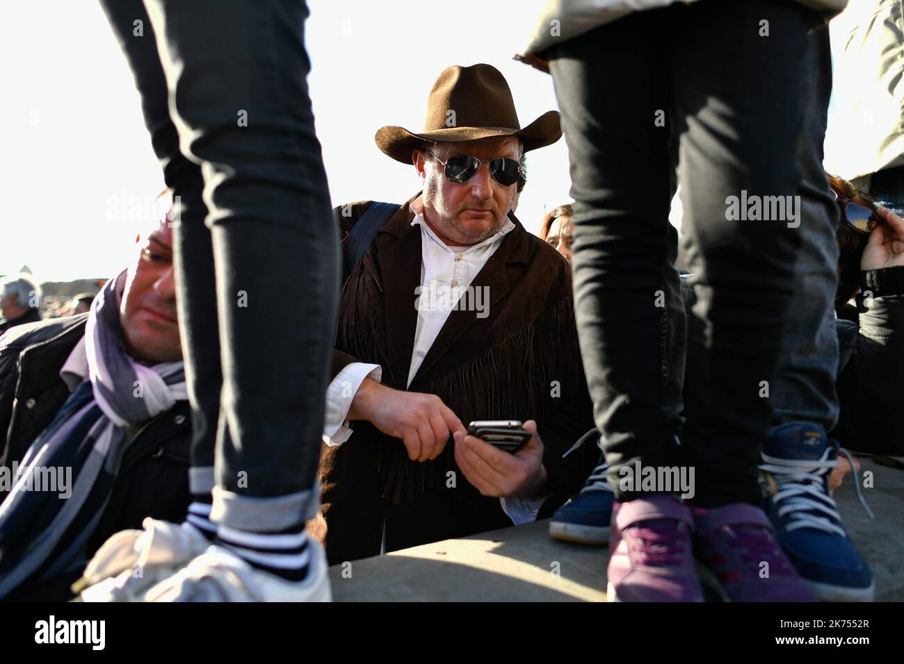 Am 9.. Dezember 2017 - Johnny Hallyday mit Rock-Star Funeral in Paris ...