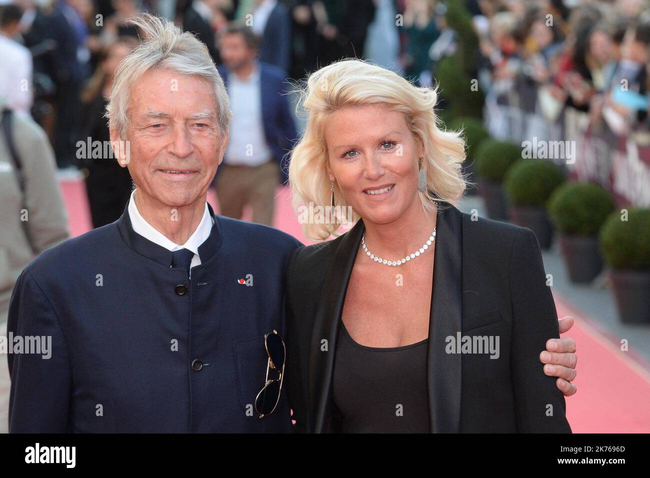 ©PHOTOPQR/OUEST FRANCE ; Jean-Claude NARCY et sa femme Dinard Film ...