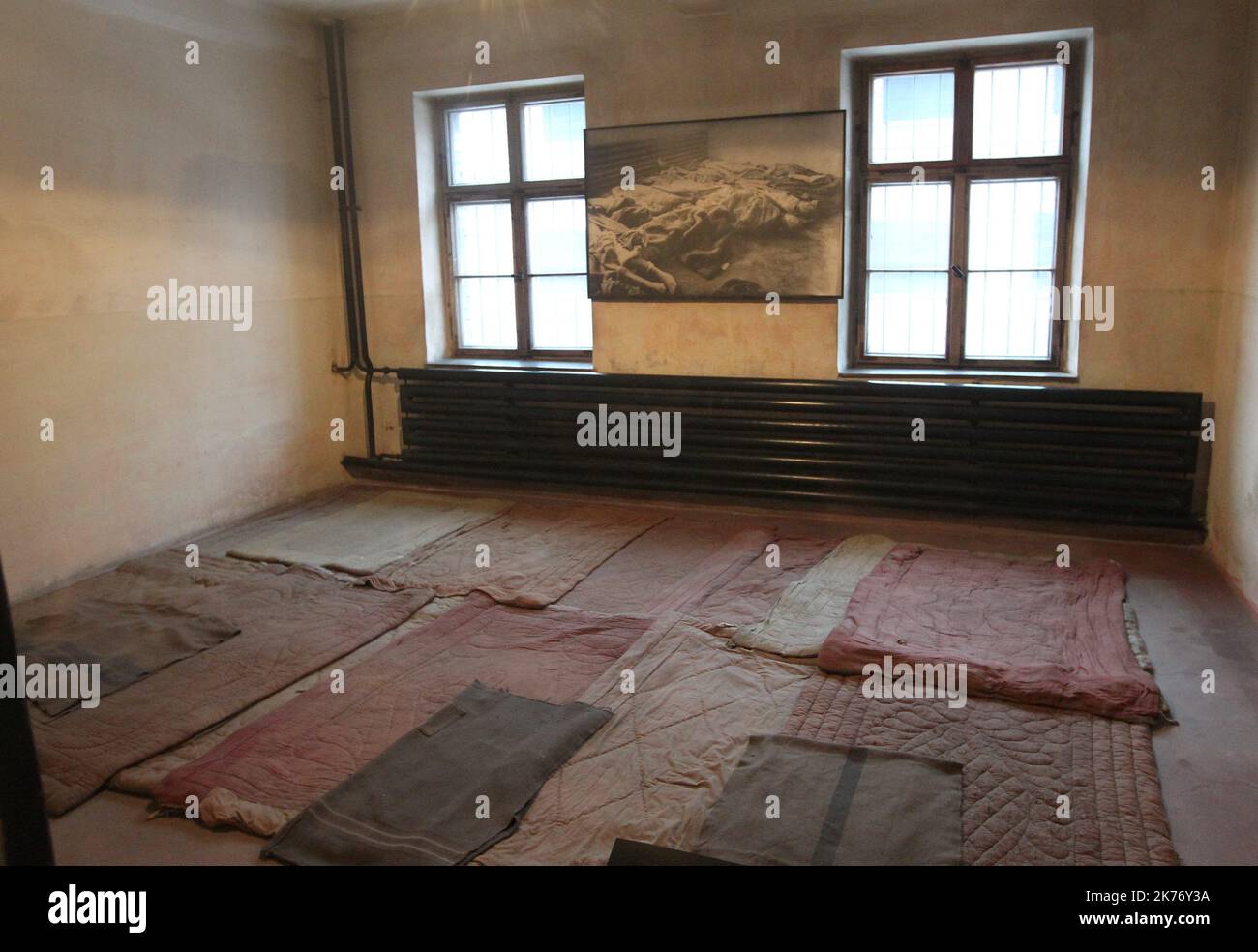 Das Konzentrationslager Auschwitz in Oswiecim (Auschwitz) in Polen ...