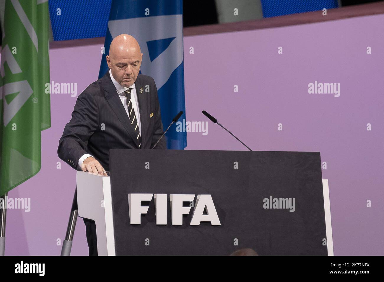 Die Welt des Fußballs trifft sich am Mittwoch in Paris. Die 211 FIFA ...