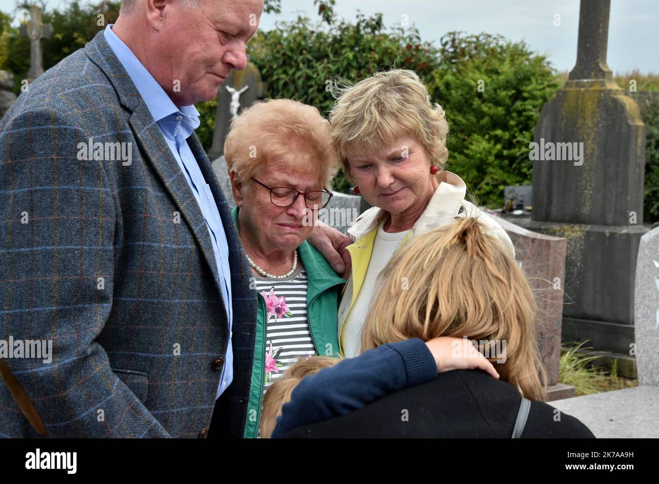 ©PHOTOPQR/VOIX DU Nord/PIERRE LE MASSON ; 25 07 2020 A Prémesques, une Allemande retrouve la ...