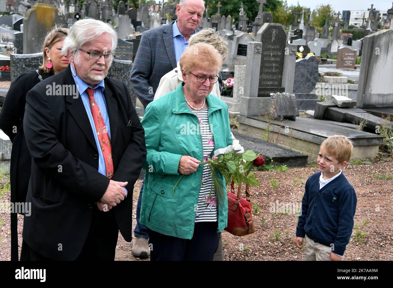 ©PHOTOPQR/VOIX DU Nord/PIERRE LE MASSON ; 25 07 2020 A Prémesques, une Allemande retrouve la ...