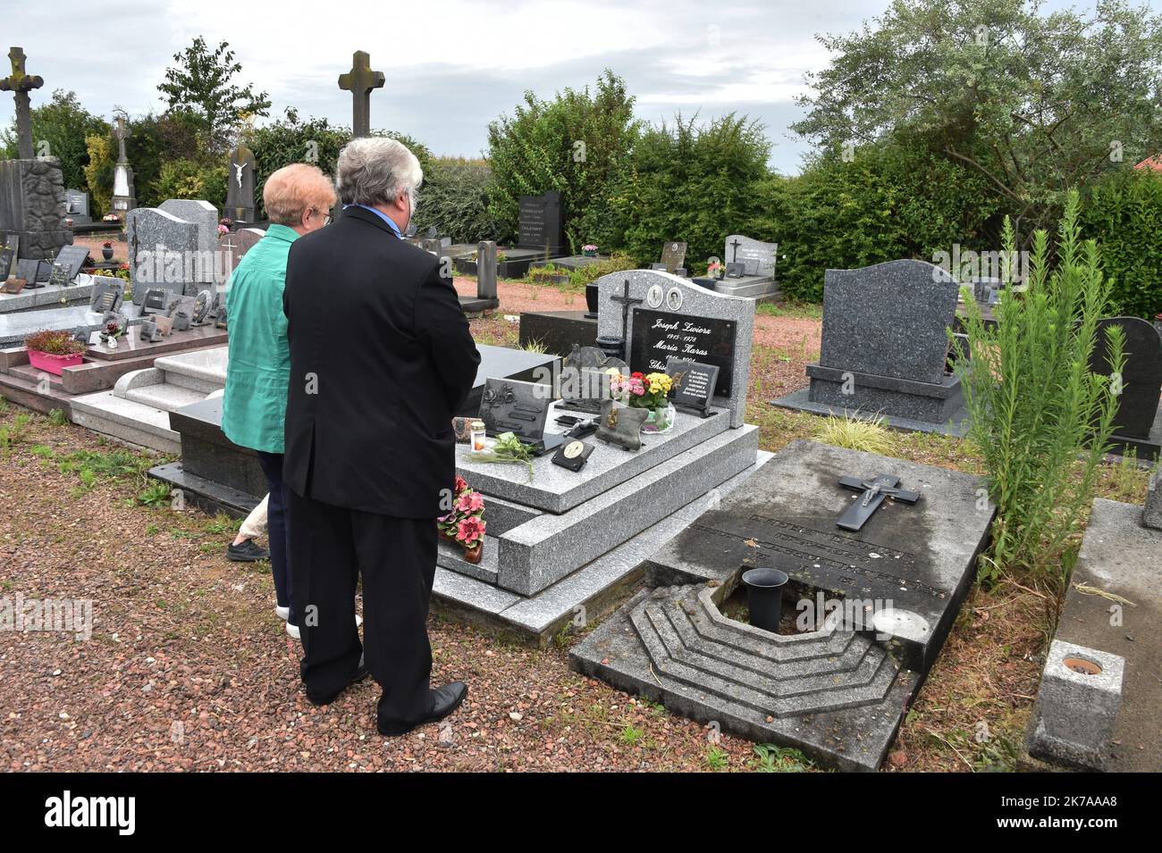 ©PHOTOPQR/VOIX DU Nord/PIERRE LE MASSON ; 25 07 2020 A Prémesques, une Allemande retrouve la ...