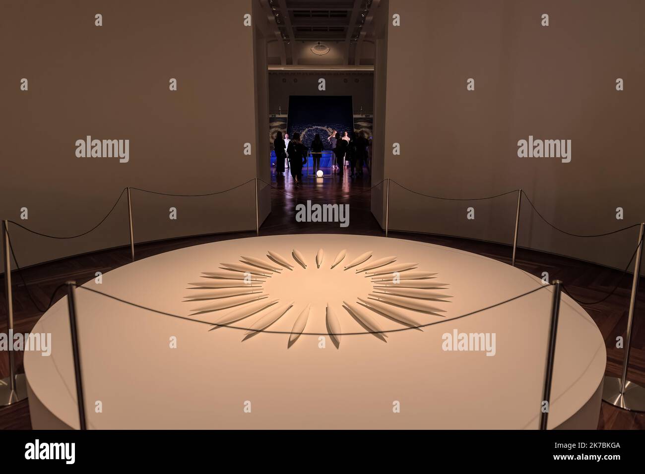 Melbourne, Australien, 10. Oktober 2022. Ein Kunstwerk, das während der ...