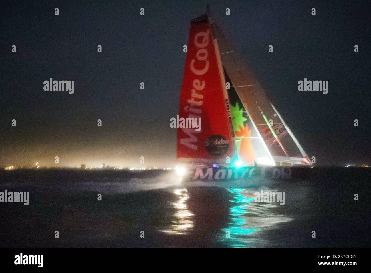 ©PHOTOPQR/Sud OUEST/Laurent Theillet ; Les Sables-d'Olonne ; 26/01/2021 ...