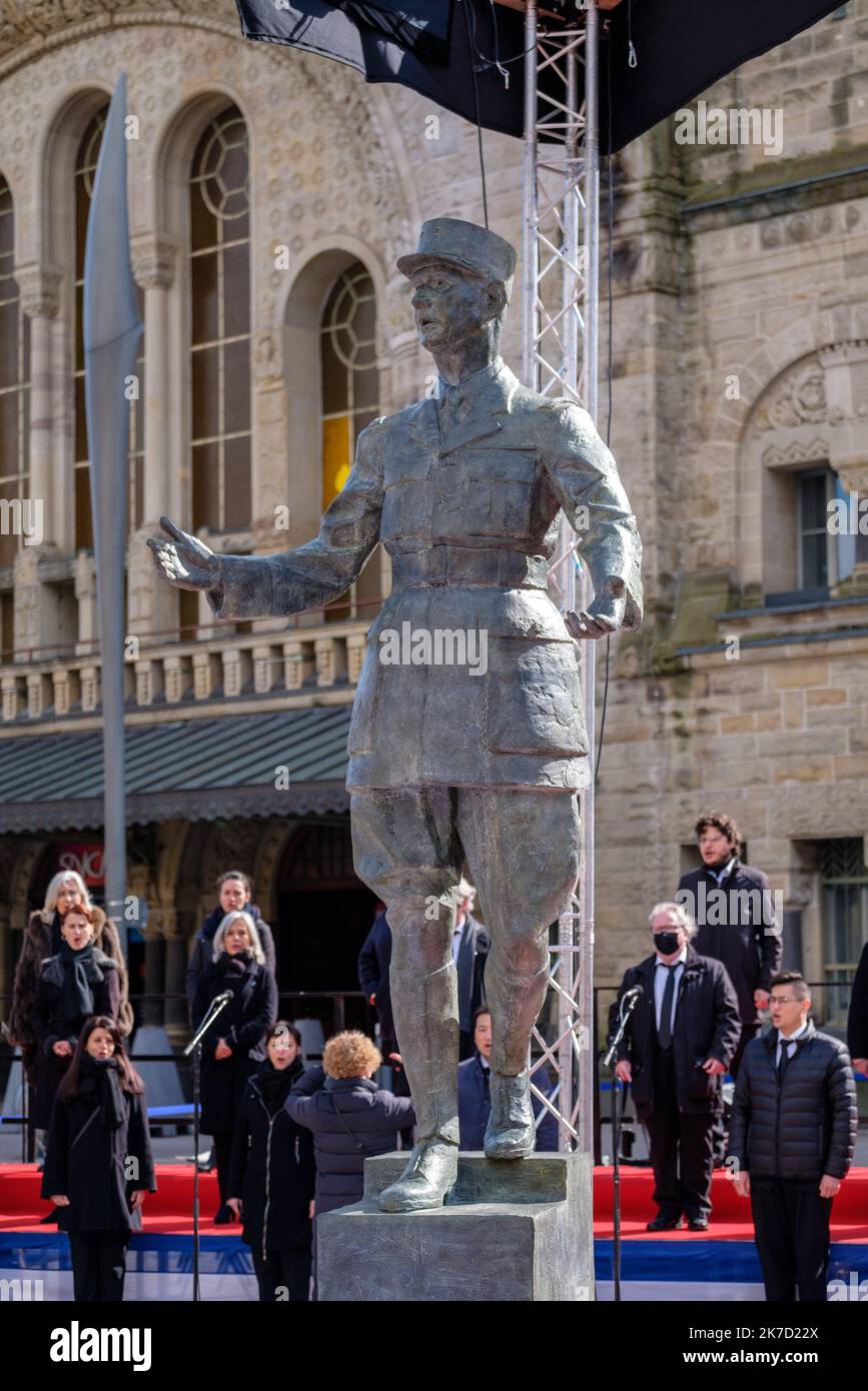 ©Arnaud BEINAT/Maxppp. 20210320, Metz, Moselle, Grand Est, Frankreich ...