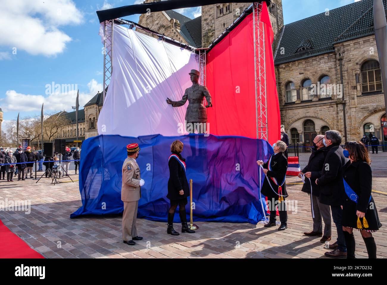 ©Arnaud BEINAT/Maxppp. 20210320, Metz, Moselle, Grand Est, Frankreich ...