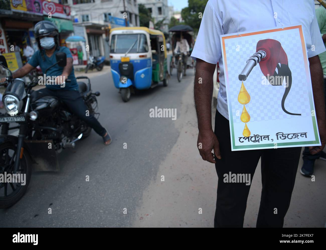 ©Abhisek Saha / Le Pictorium/MAXPPP - des militants de la Branche ...