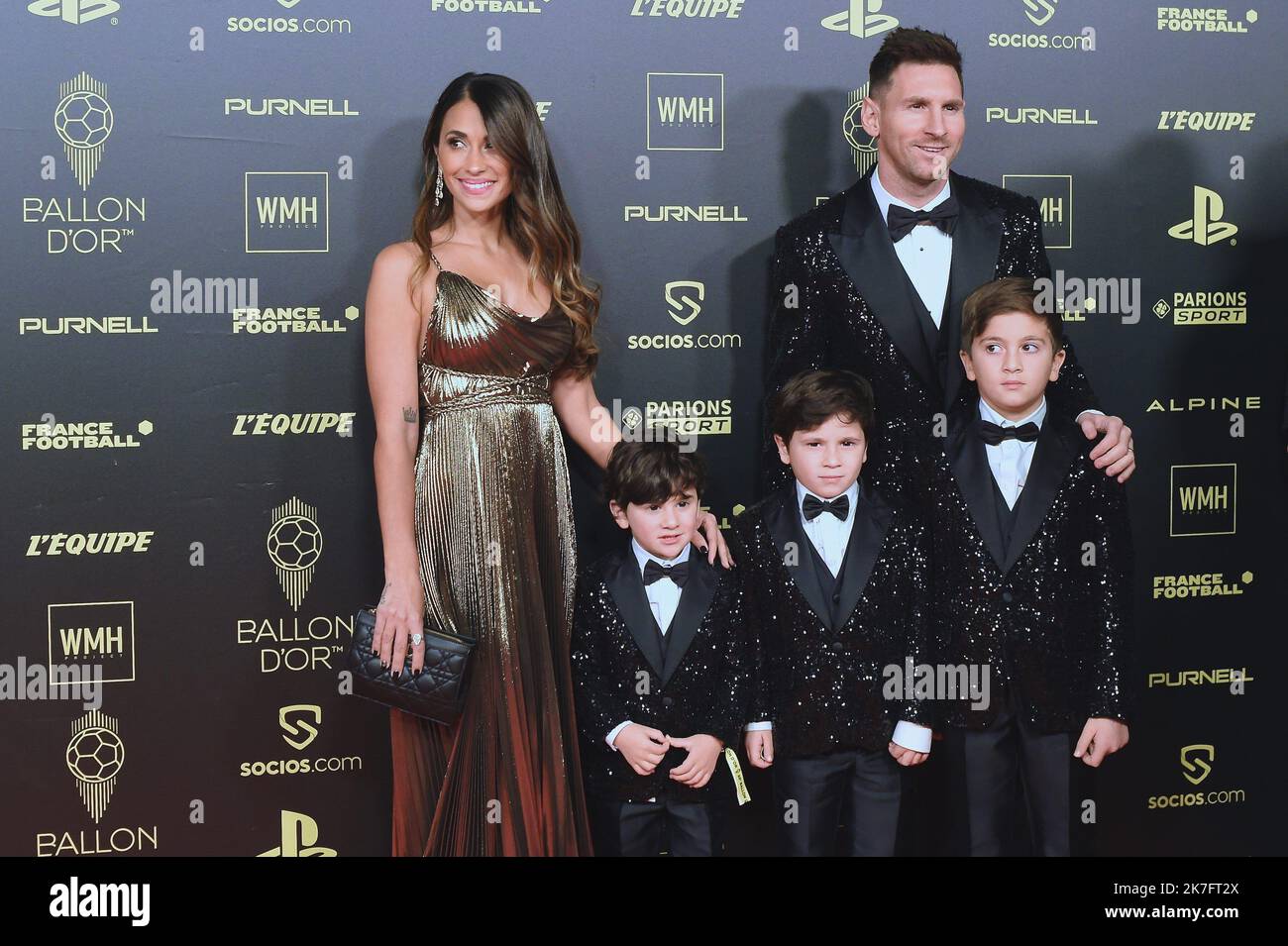 ©FRANCK CASTEL/MAXPPP - Ballon D oder Photocall im Theater Du Chatelet ...