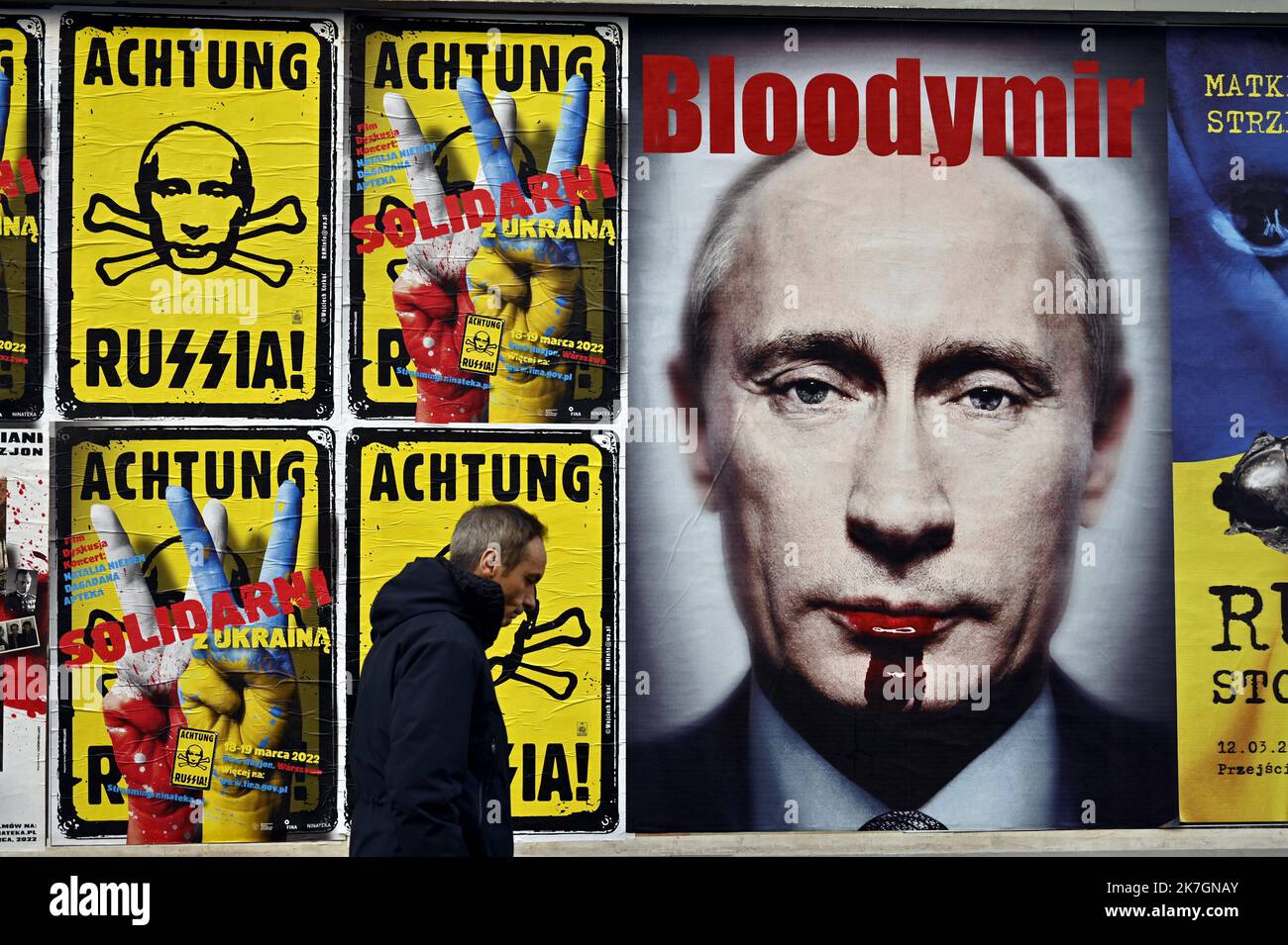 ©PHOTOPQR/L'EST REPUBLICAIN/ALEXANDRE MARCHI ; WARSCHAU ; 11/03/2022 ...