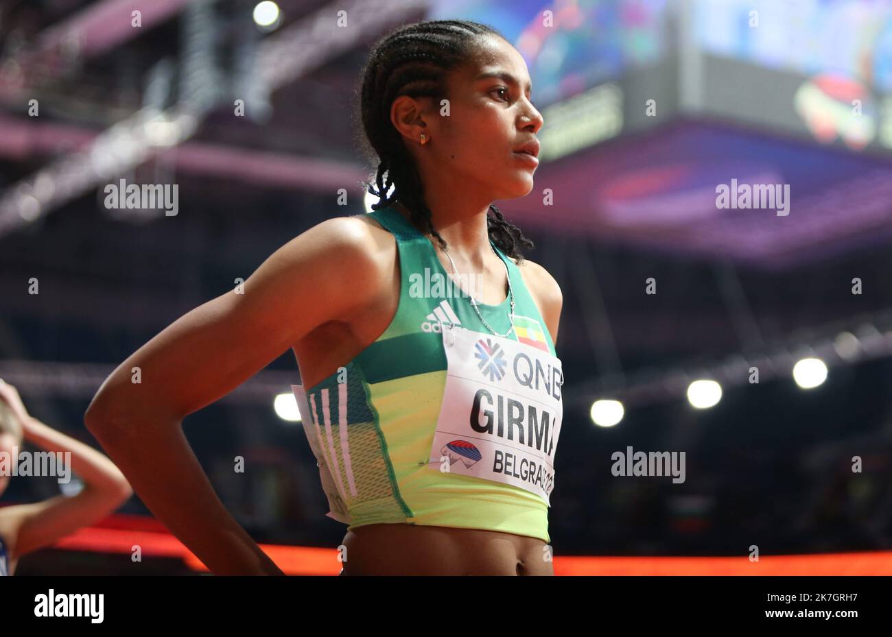 ©Laurent Lairys/MAXPPP - Tigist GIRMA aus Äthiopien heizt 800 M Frauen während der ...