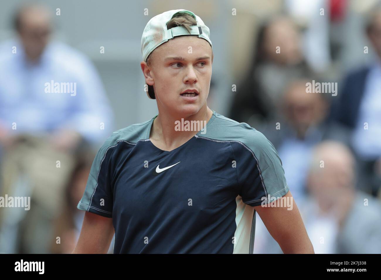 ©Sebastien Muylaert/MAXPPP - Paris 30/05/2022 der Däne Holger Rune ...