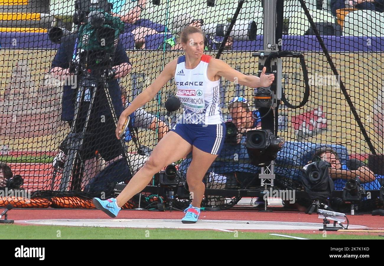 ©Laurent Lairys/MAXPPP - Melina Robert - Michon aus Frankreich Diskus ...