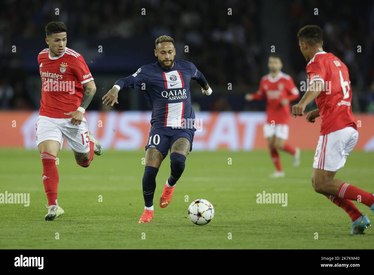 ©Sebastien Muylaert/MAXPPP - Paris 11/10/2022 Neymar Jr von Paris Saint-Germain ist beim UEFA ...