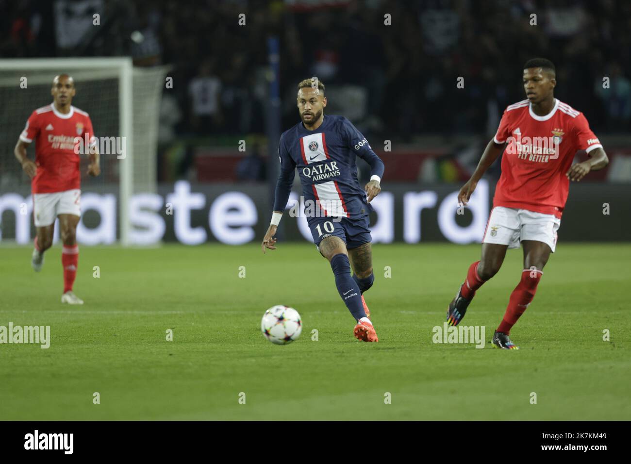 ©Sebastien Muylaert/MAXPPP - Paris 11/10/2022 Neymar Jr von Paris Saint-Germain ist beim UEFA ...