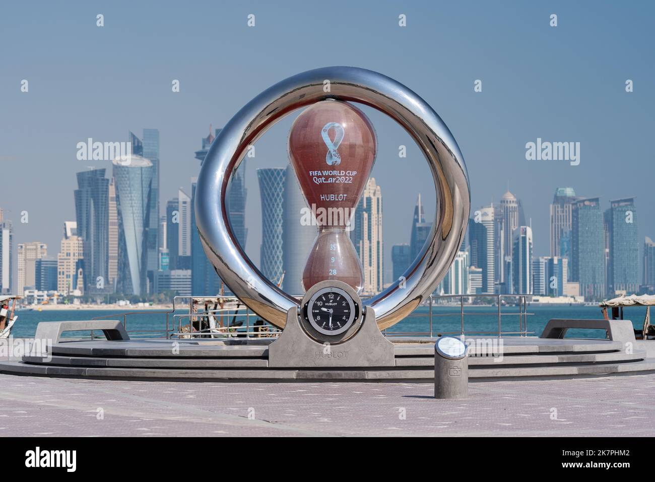Doha, Katar - 14. Oktober 2022: FIFA Fußball-Weltmeisterschaft 2022 ...
