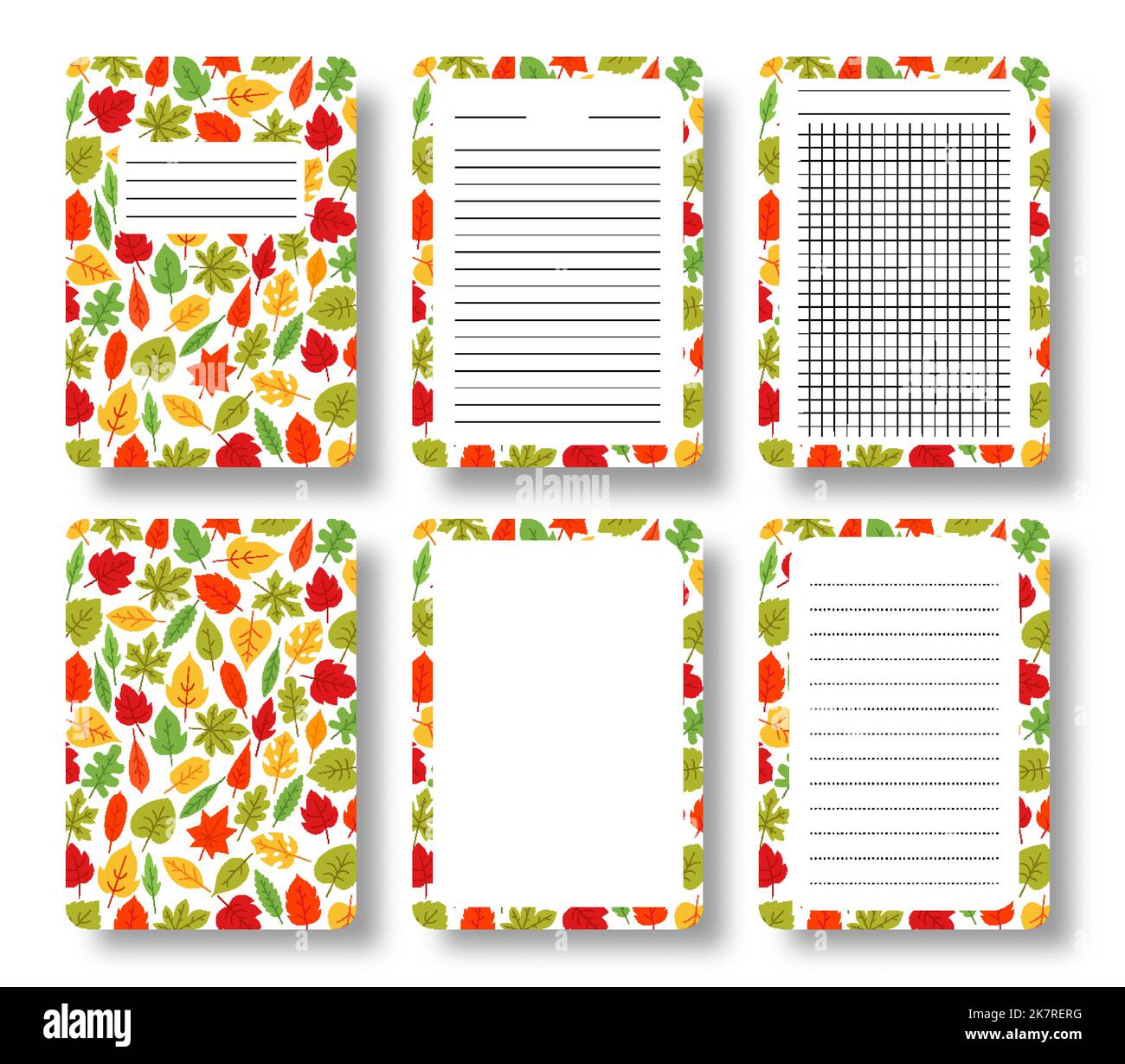 Arbeitsheft layout Stock-Vektorgrafiken kaufen - Alamy