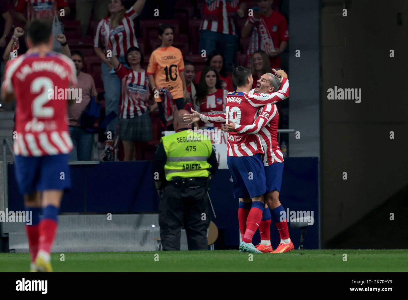 Madrid, Spanien. 18. Oktober 2022. Madrid Spanien; 18.10.2022.- Morata ...