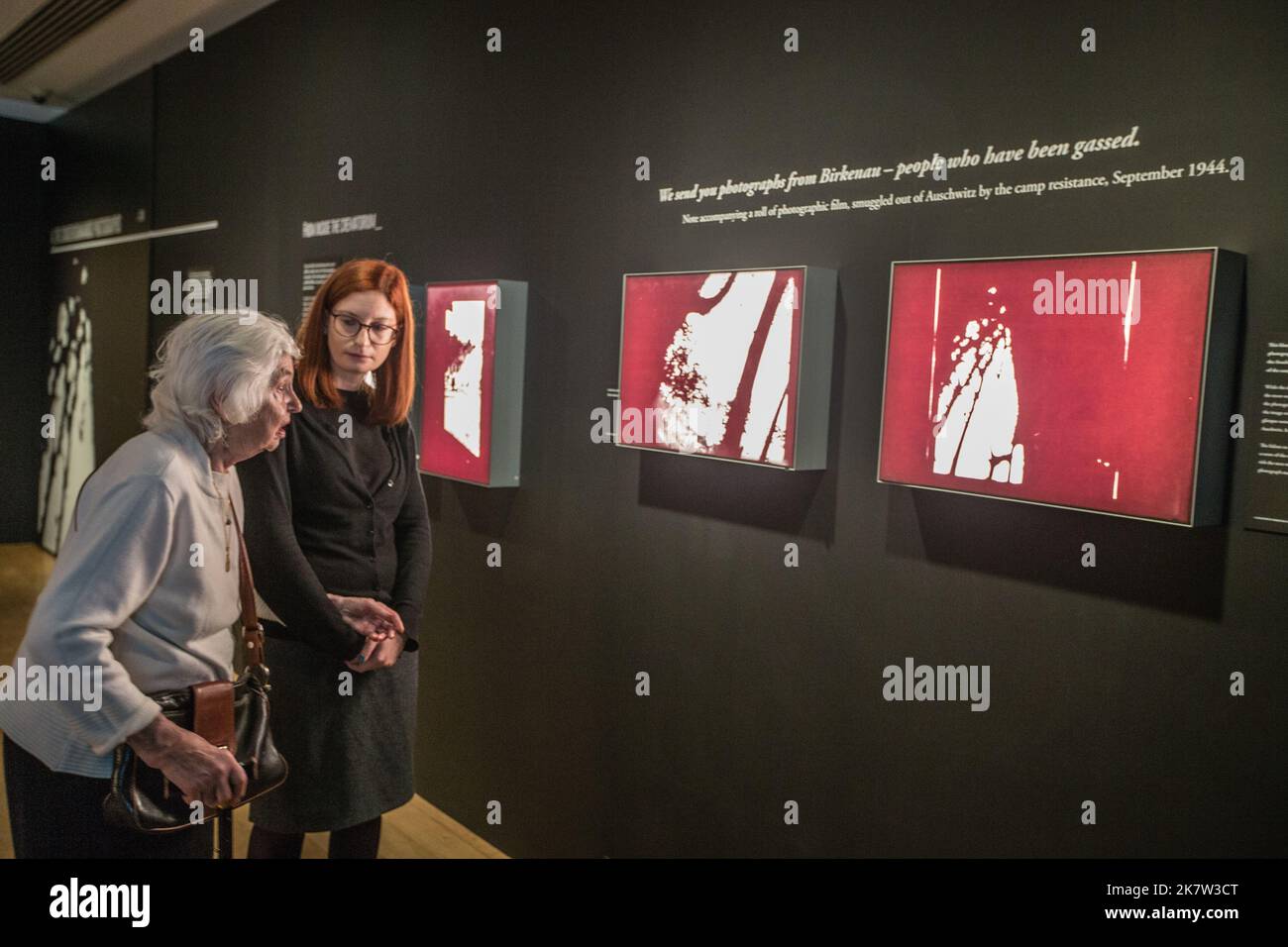 London UK 19 Oct 2022 Renee Salt, Auschwitz-Überlebender bei der ...