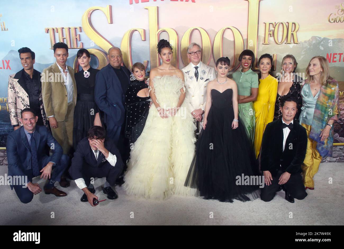 Los Angeles, Ca. 18. Oktober 2022. Soman Chainani, Kit Young, Charlize ...
