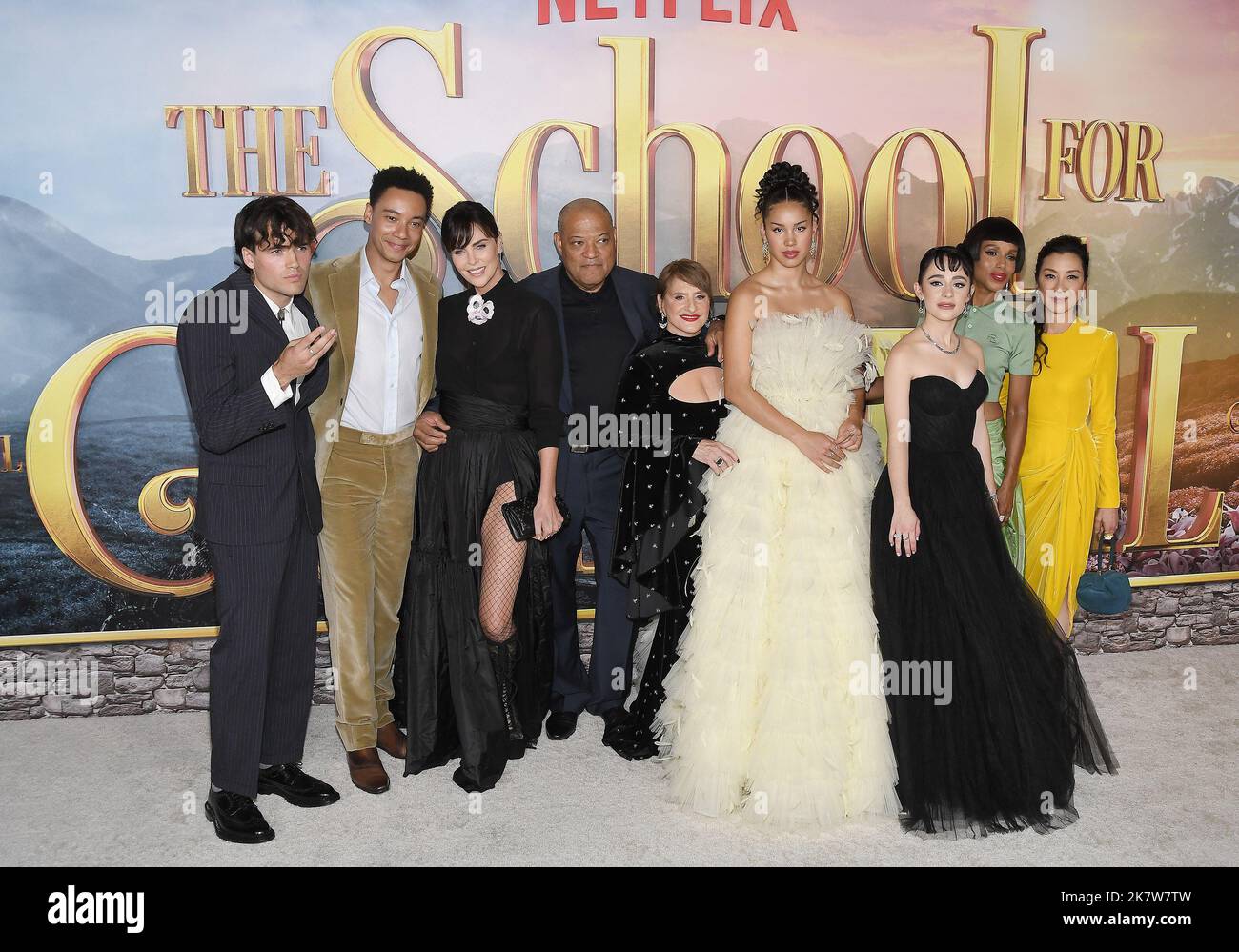 (L-R) THE SCHOOL FOR GOOD AND EVIL Cast - Jamie Flatters, Kit Young ...