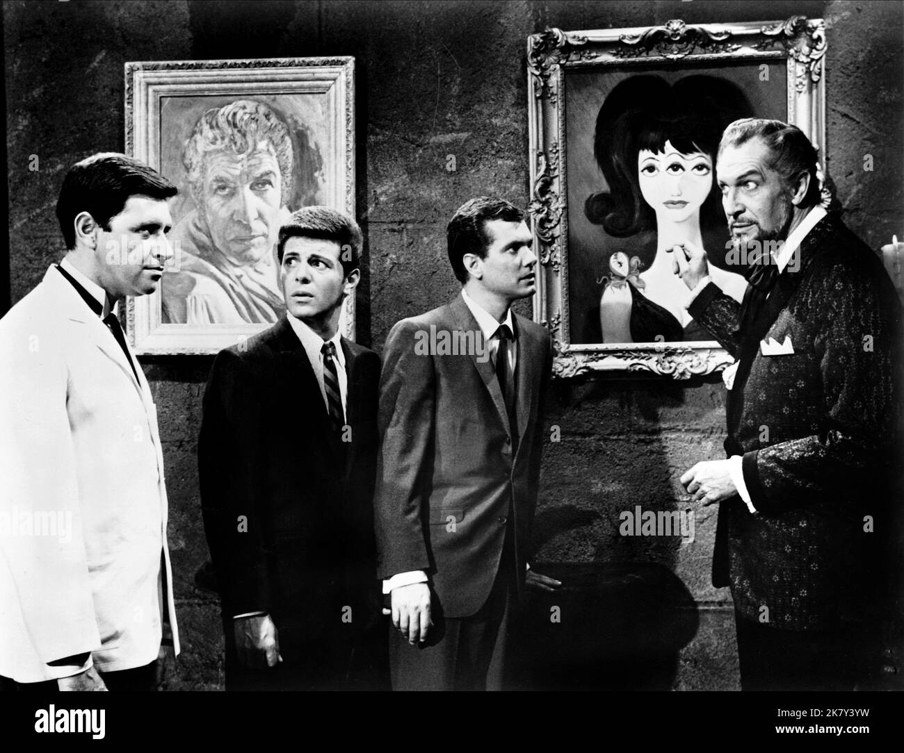 Jack Mullaney, Frankie Avalon, Dwayne Hickman & Vincent Price Film: Dr ...