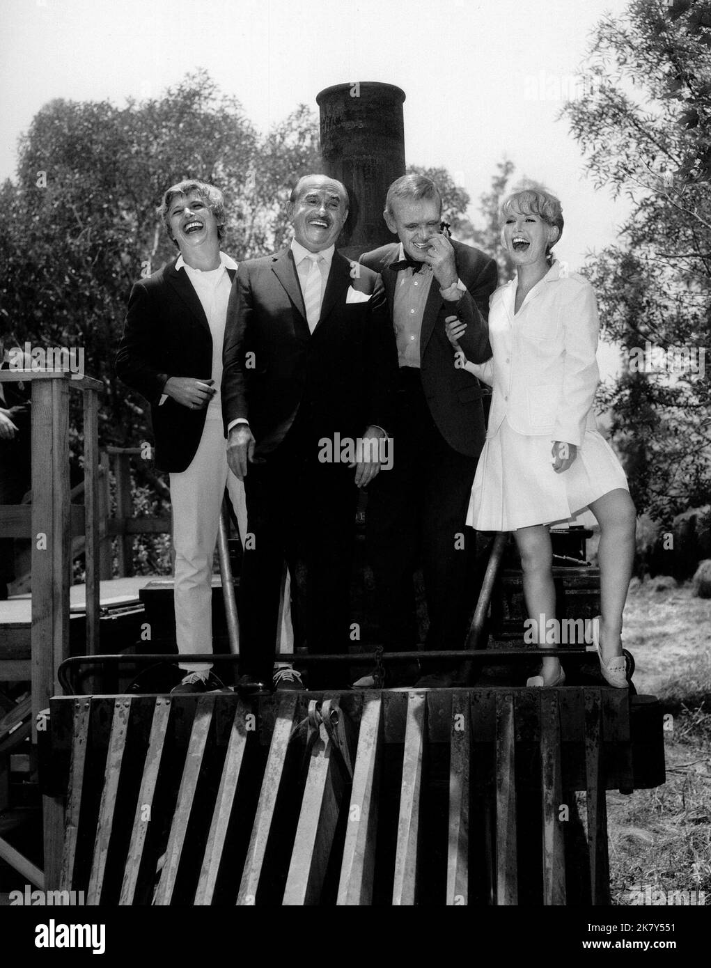 Tommy Steele, Jack L. Warner, Fred Astaire & Petula Clark Film: Finian ...