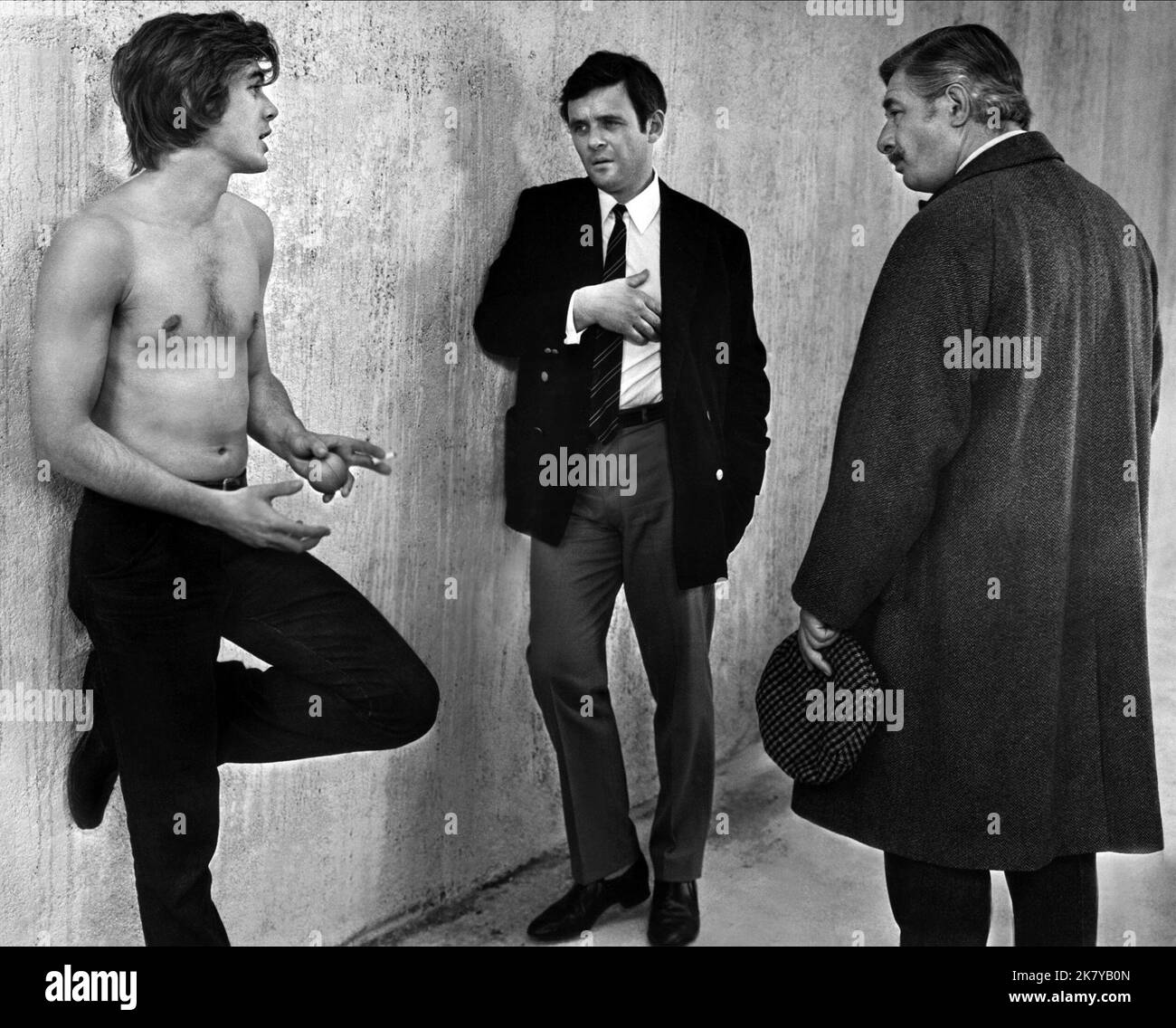 Christopher Jones, Anthony Hopkins & Paul Rogers Film: The Looking Glass War (1969) Charaktere ...