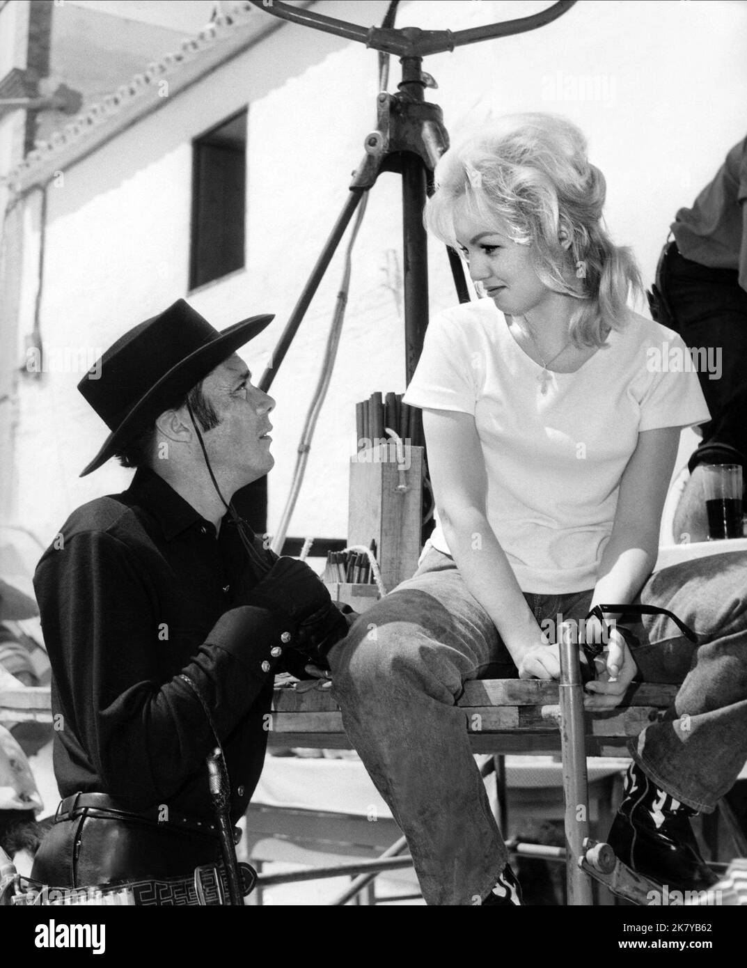 Dirk Bogarde & Mylene Demongeot Film The Singer Not the Song (1961 ...