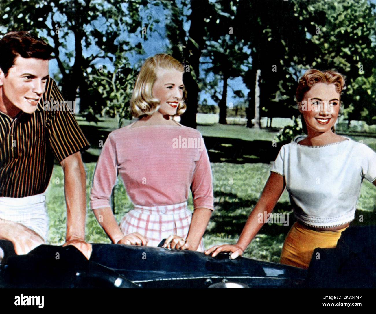 Pat Boone, Dolores Michaels & Shirley Jones Film: April Love (1957 ...