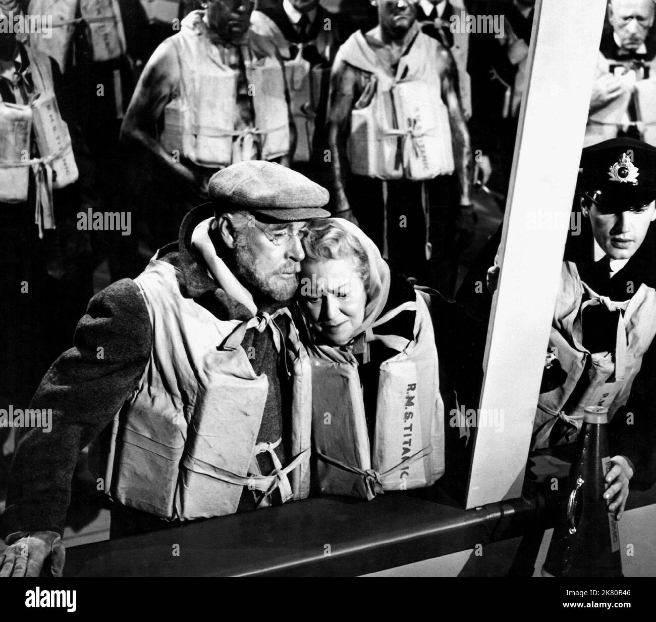 Roy Gordon & Helen Van Tuyl Film Titanic (USA 1953) Charaktere: Isador ...