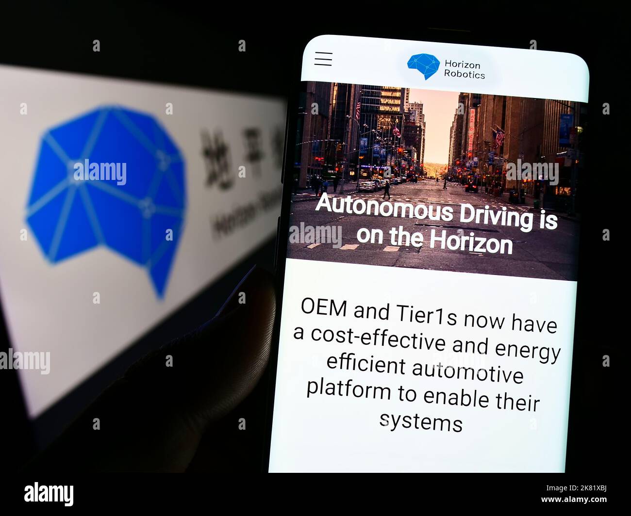 Horizont robotik logo -Fotos und -Bildmaterial in hoher Auflösung – Alamy