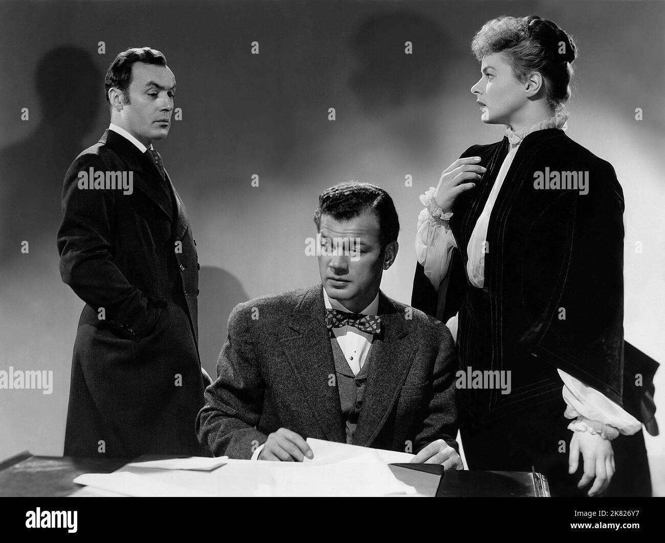 Charles Boyer, Joseph Cotten, Ingrid Bergman Film: Gaslight (USA 1944 ...