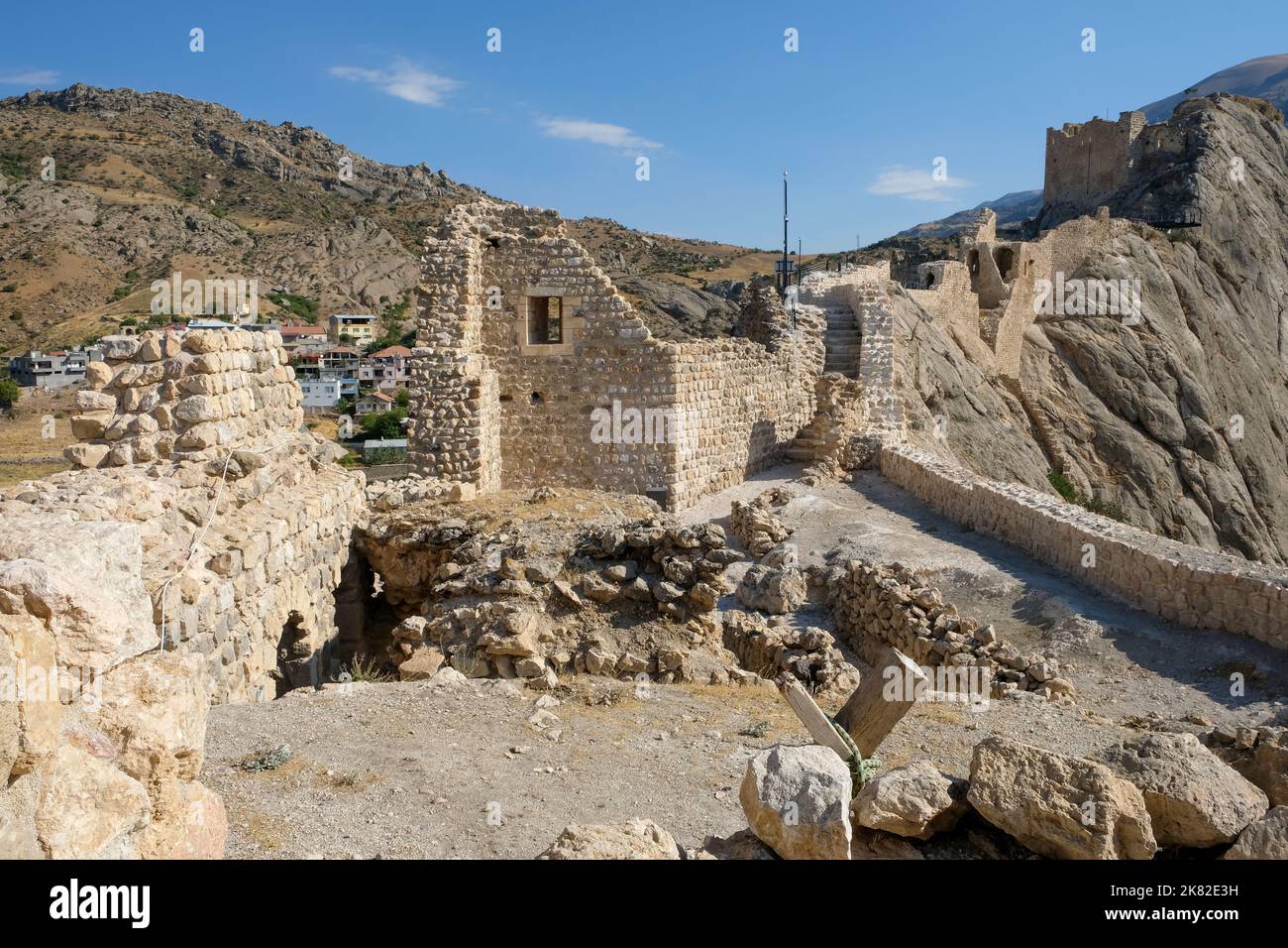 Das Kahta Castle wurde von der Zivilisation der Kommagene erbaut und ...