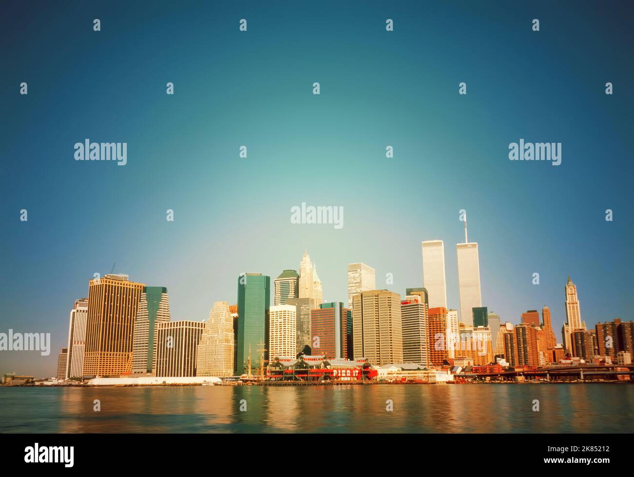 World trade center twin towers lower manhattan new york city -Fotos und ...