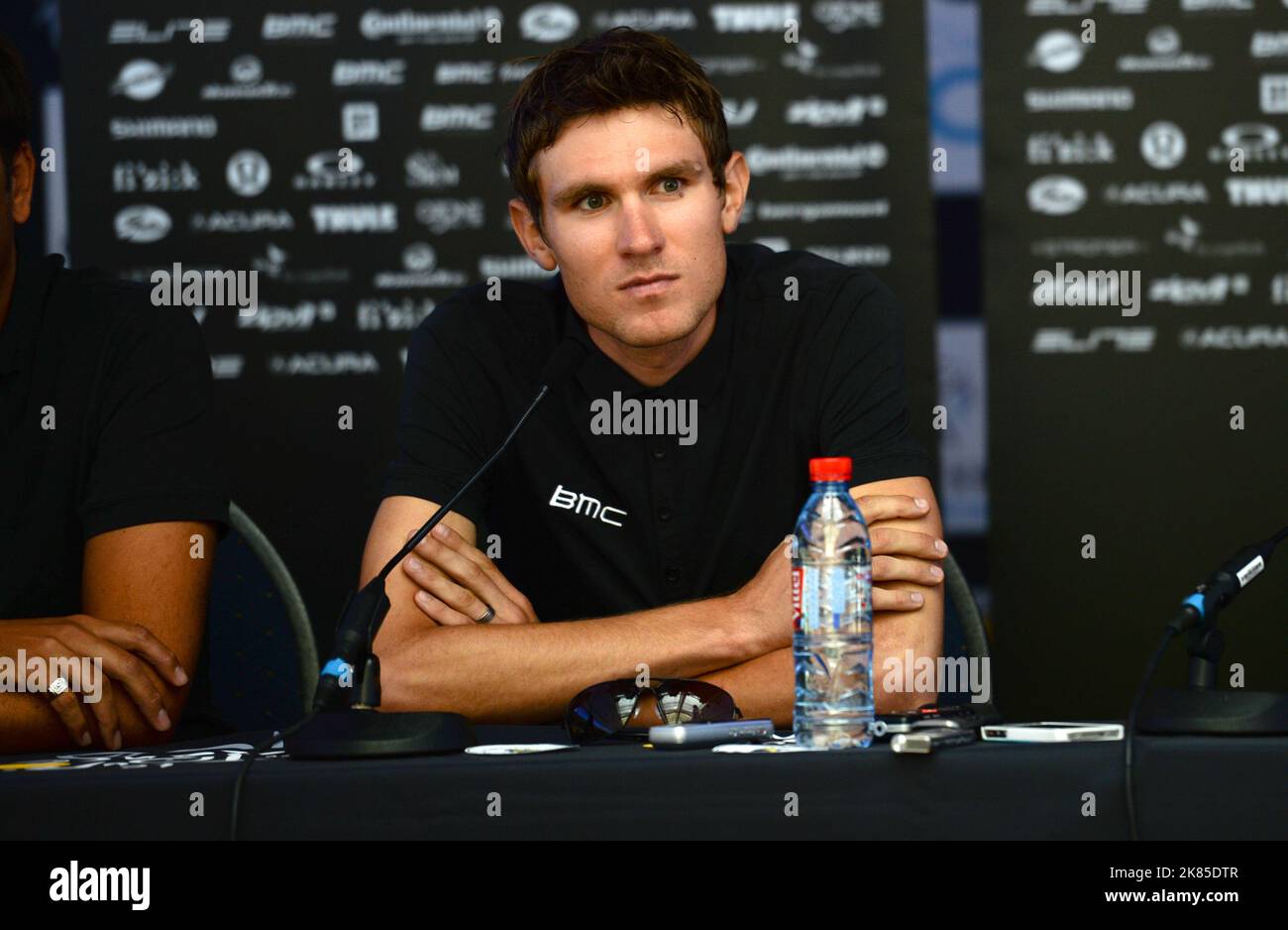 Pressekonferenz der Tour de France 2013 über die schwimmende ...