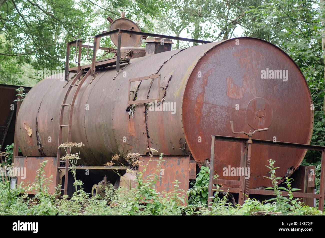 Old railway wagon -Fotos und -Bildmaterial in hoher Auflösung – Alamy
