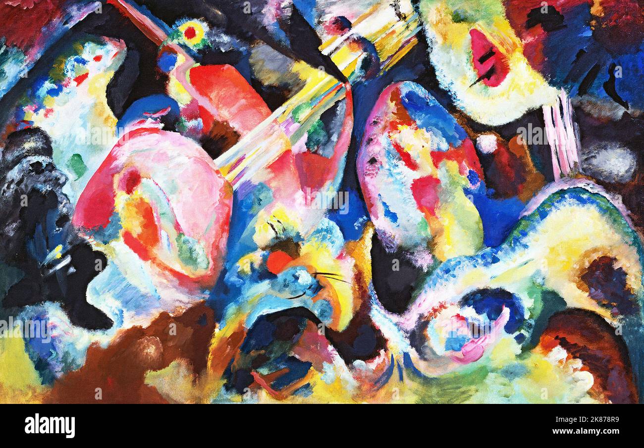 Die Improvisationsflut von Wassily Kandinsky 1913. Lenbachhaus ...