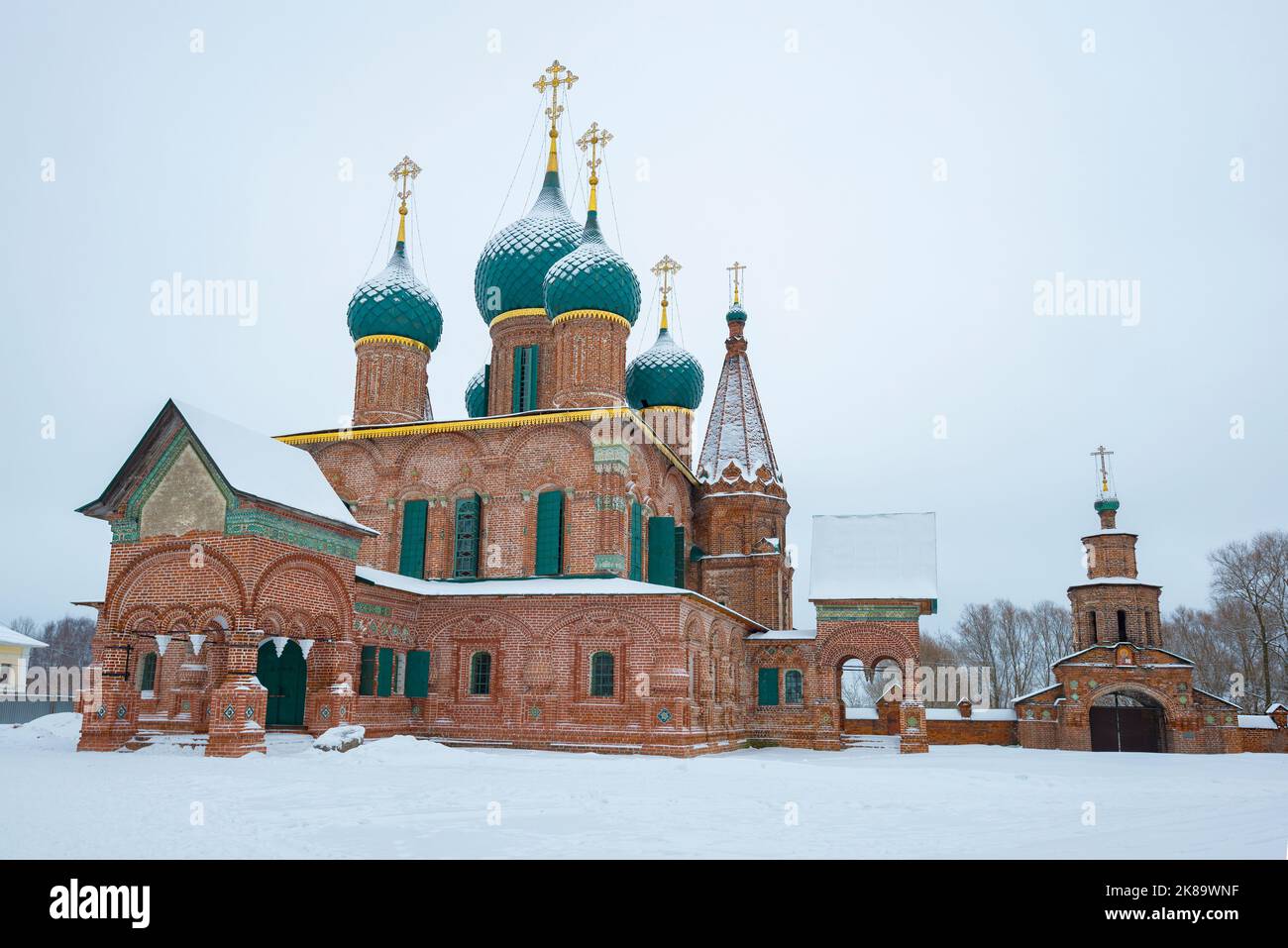 Die alte Kirche des heiligen Johannes Chrysostomos in Korownitskaja ...