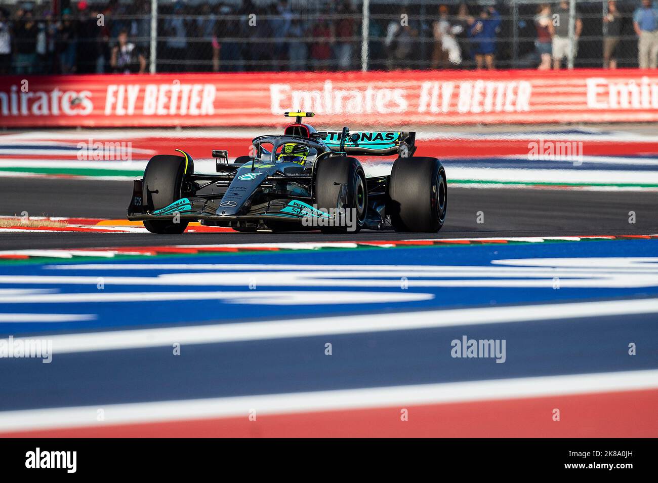 21. Oktober 2022: Lewis Hamilton #44 mit Mercedes AMG Petronas F1 Team ...