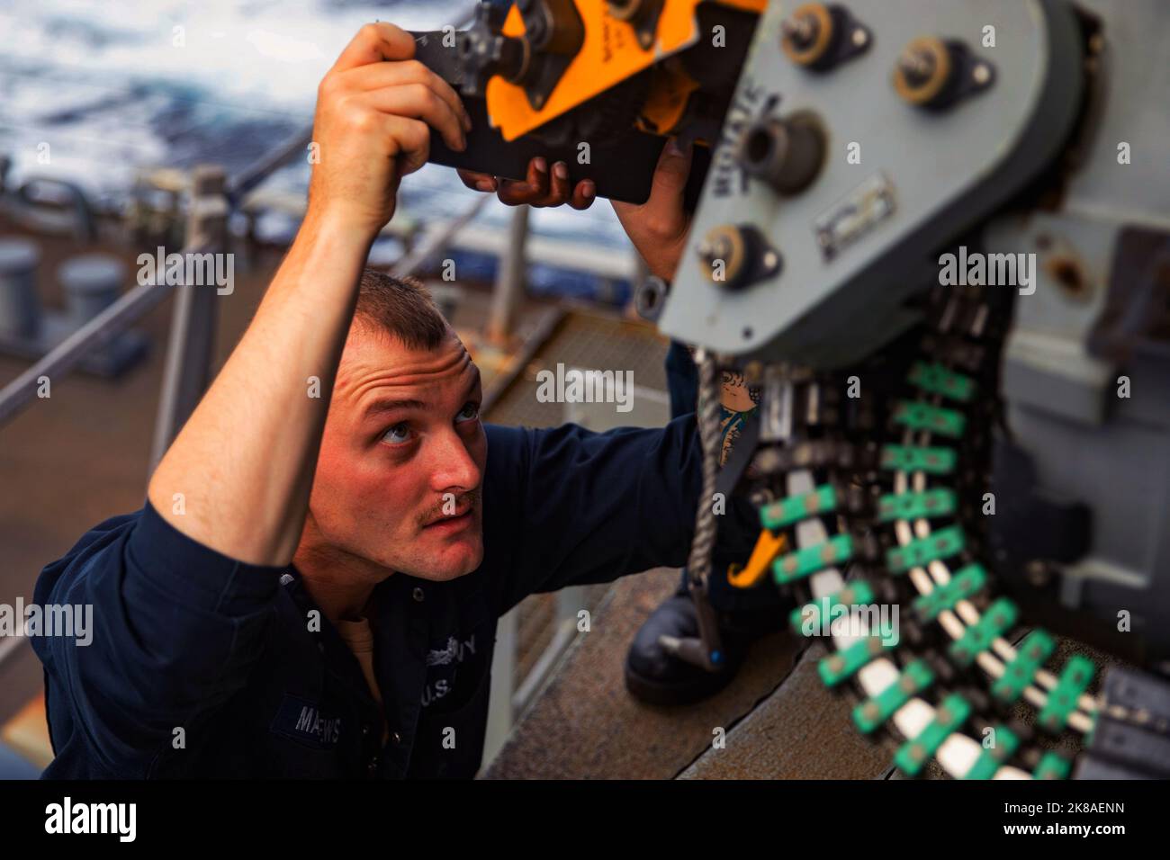 Atlantischer Ozean. 13. Oktober 2022. Fire Controlman 2. Klasse Eric ...