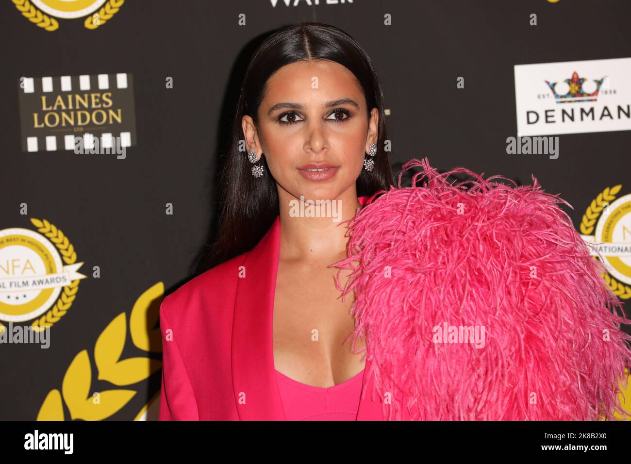 Paige Sandhu von Emmerdale sieht bei den National Film Awards in der ...